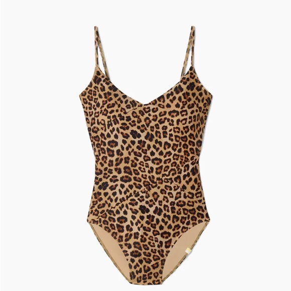 summersalt | Swim | Summersalt The Marina Leopard Print One Piece ...